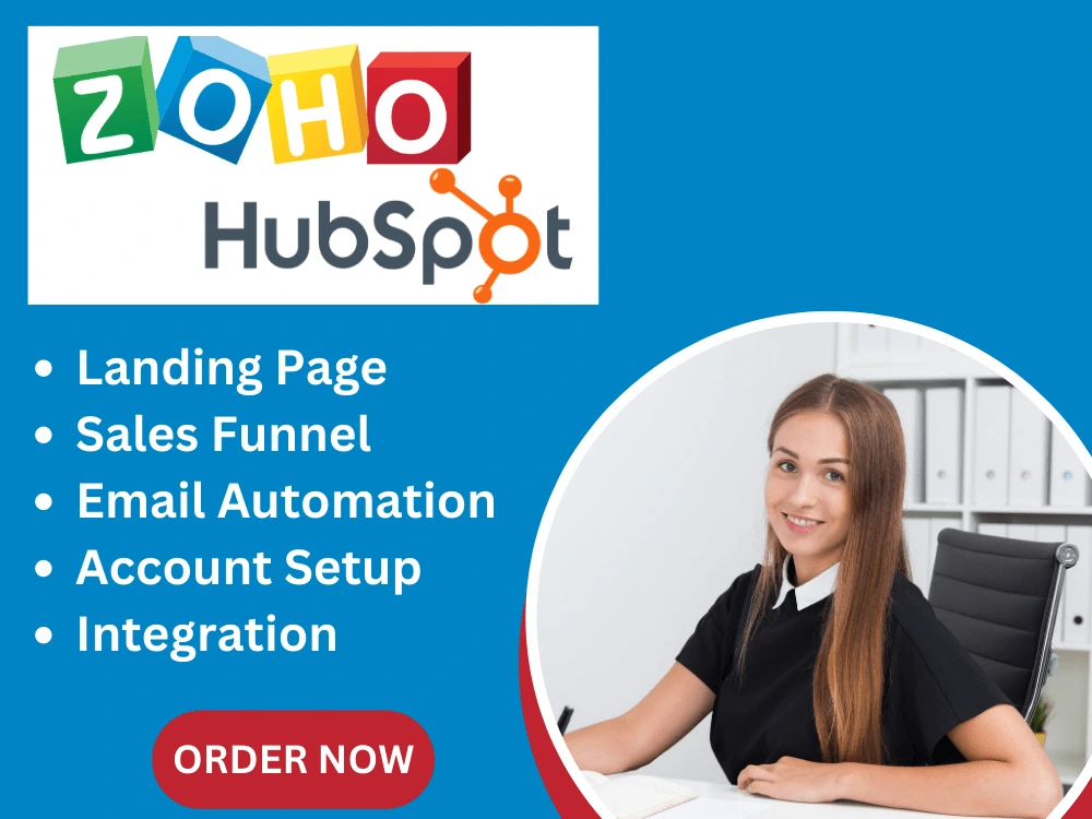 Zoho CRM and Hubspot Automation, Email Campaign and Landing Page | Upwork