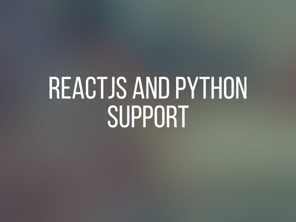 A ReactJS & Python Hourly Support | Upwork