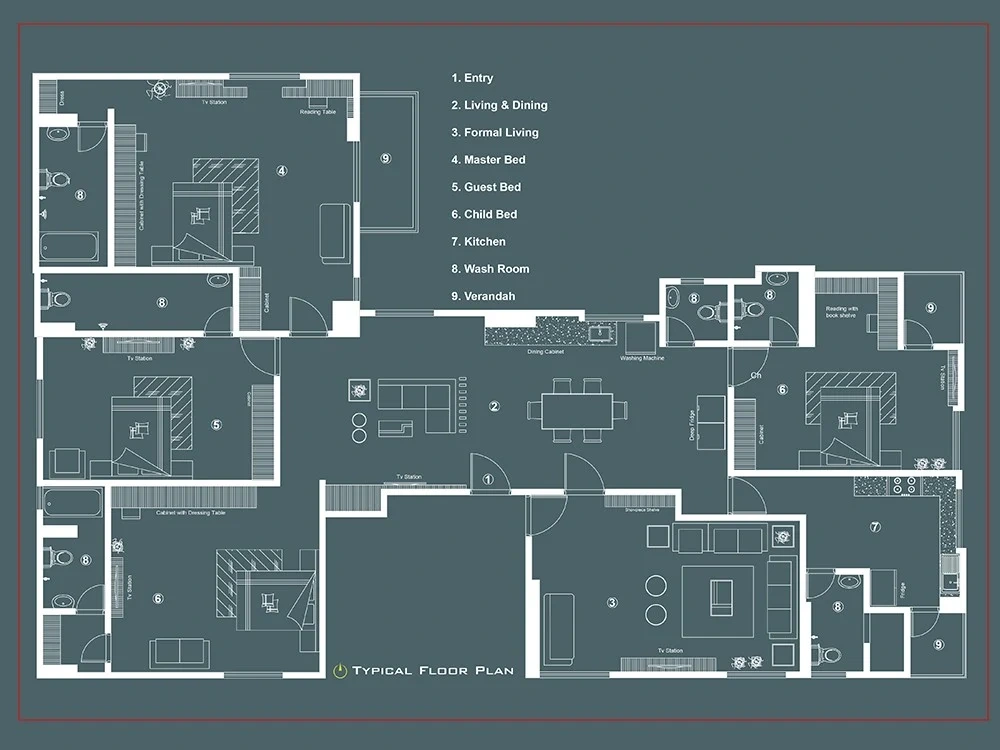 2d floor plan in Autocad | Upwork