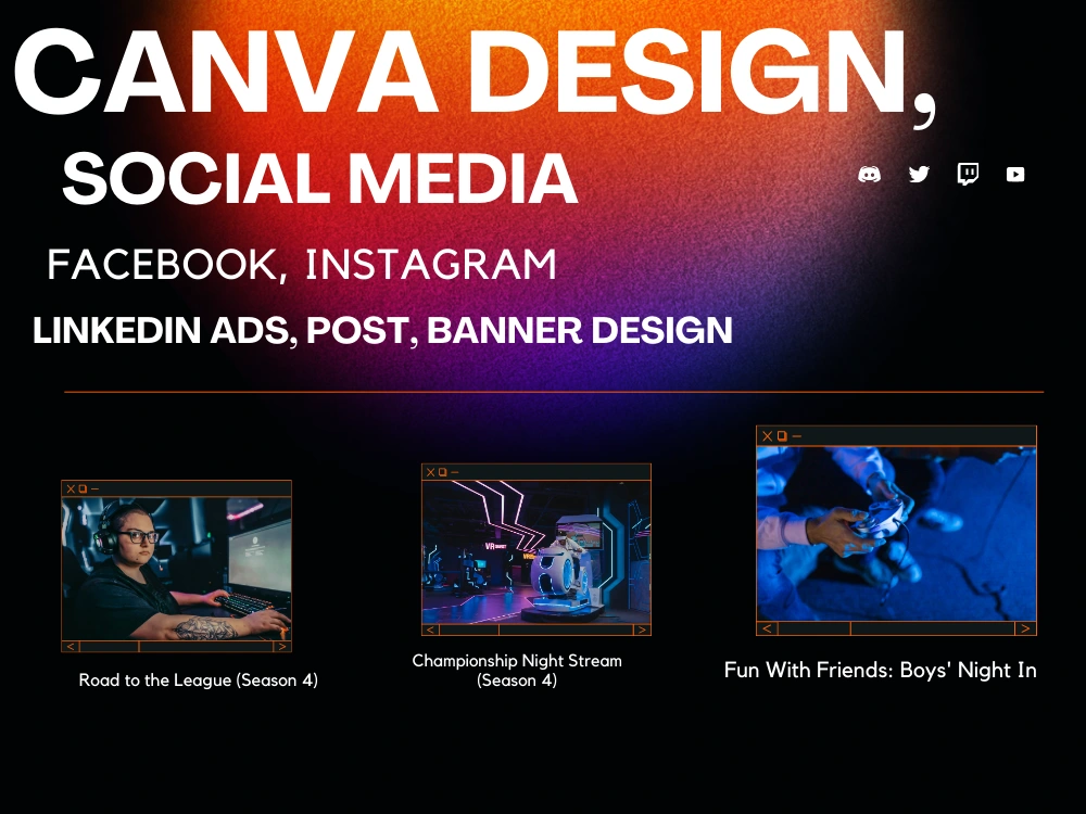 Canva design, social media design, LinkedIn ads, posts, banner design ...