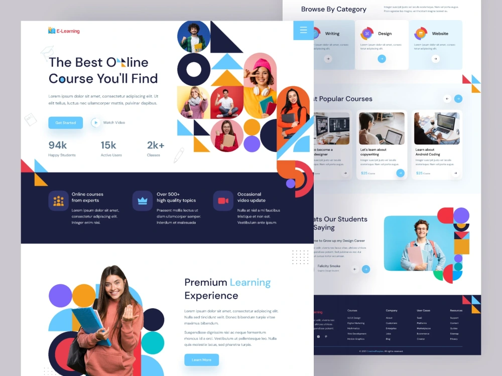 Responsive website design figma UI UX Landing page | Upwork