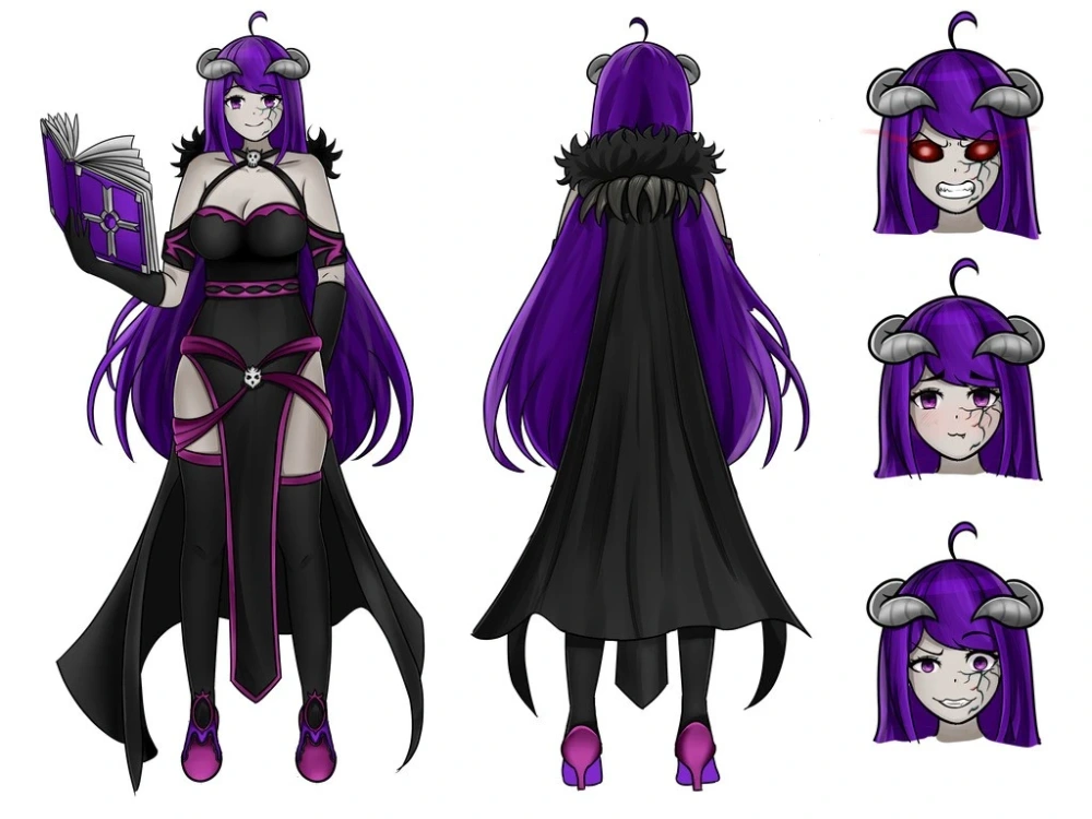 Anime character sheet and character design | Upwork