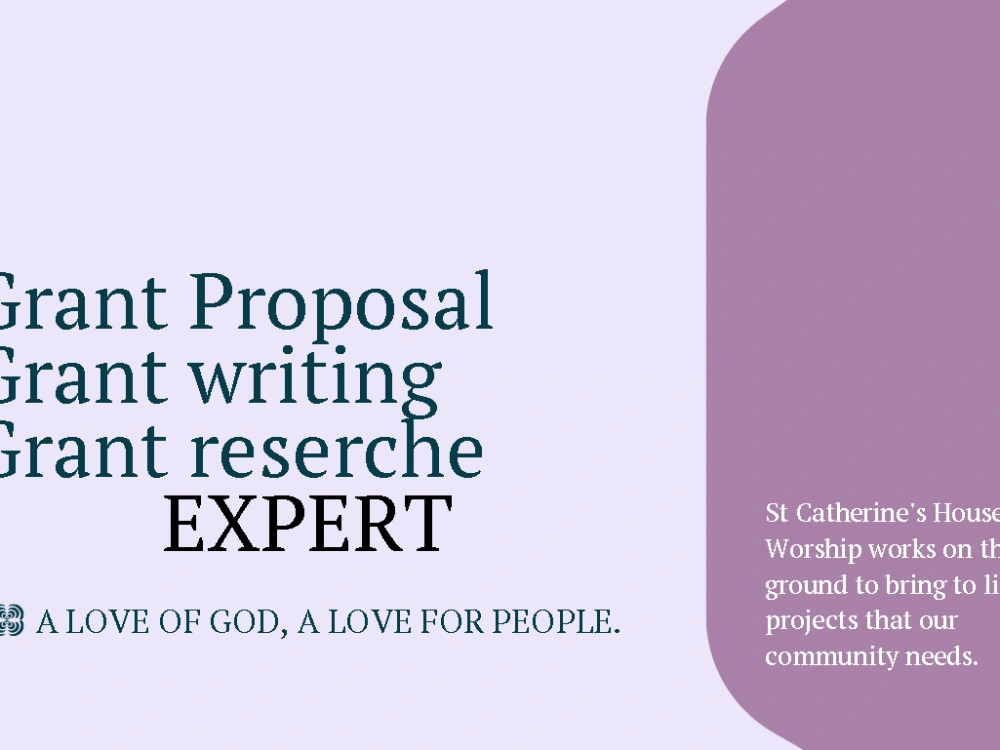 A best-winning Grant Proposal | Upwork