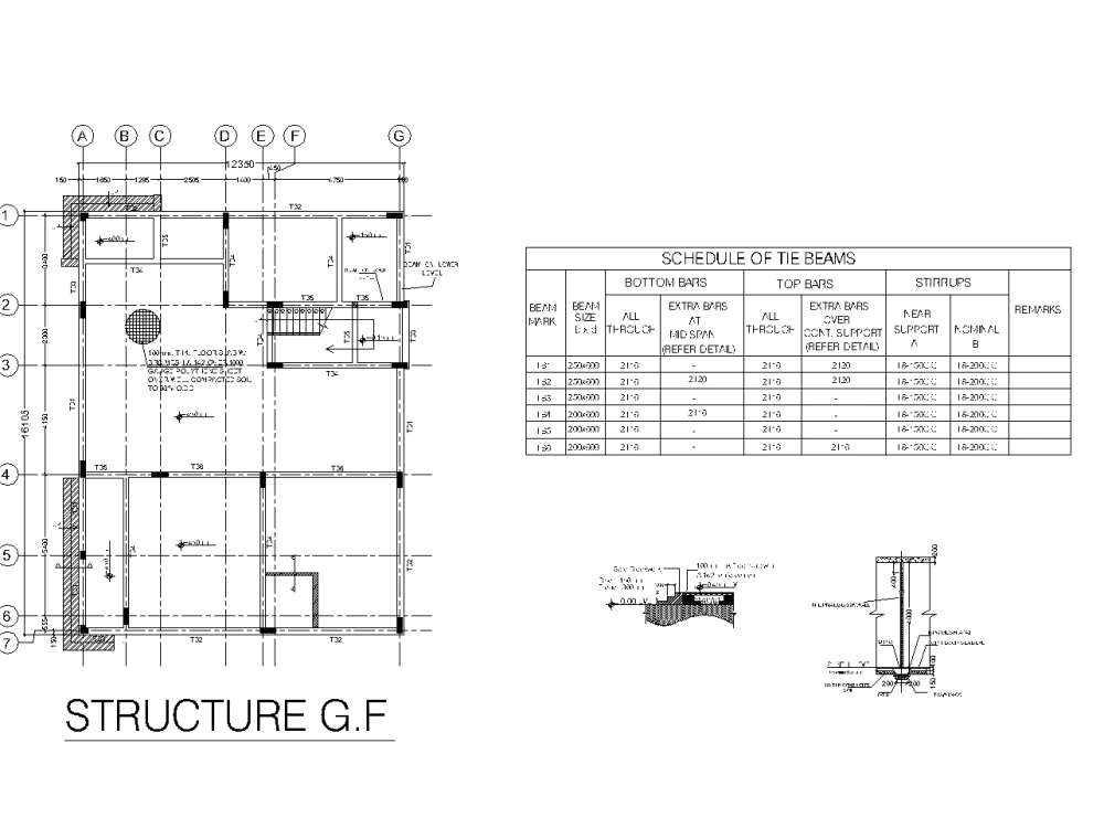 Detailed 2D Structural Drawings for Precise Construction Planning | Upwork