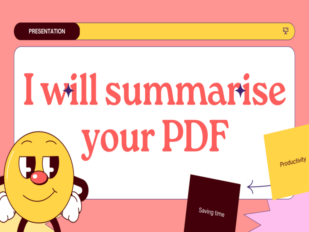 Summarise any PDF file for you | Upwork