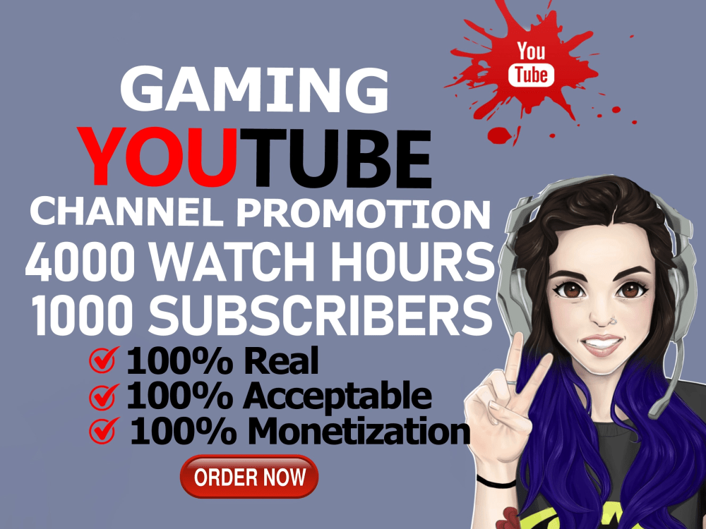 Gaming youtube channel Promotion | Upwork