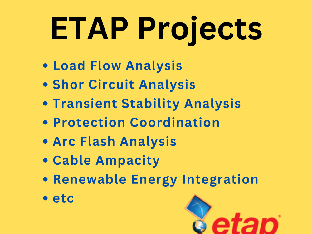 Electrical engineering etap projects | Upwork