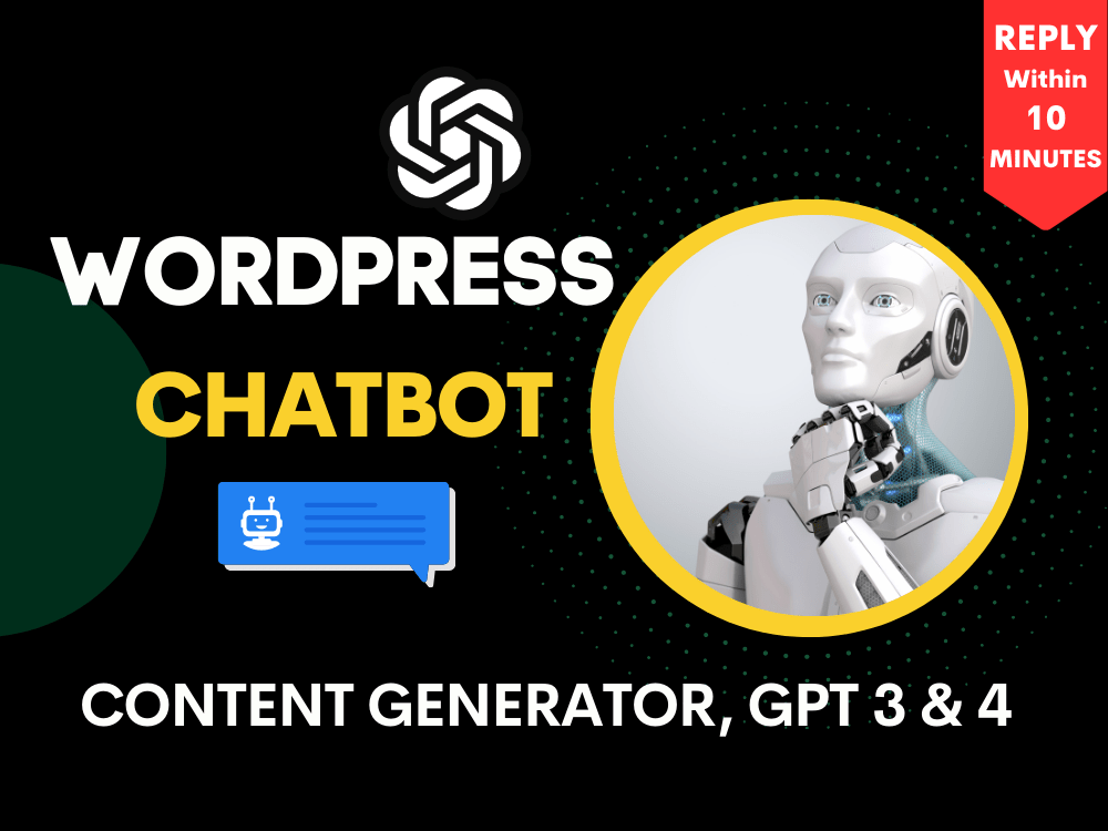 Chatgpt openai and ai chatbot integrated into your wordpress | Upwork