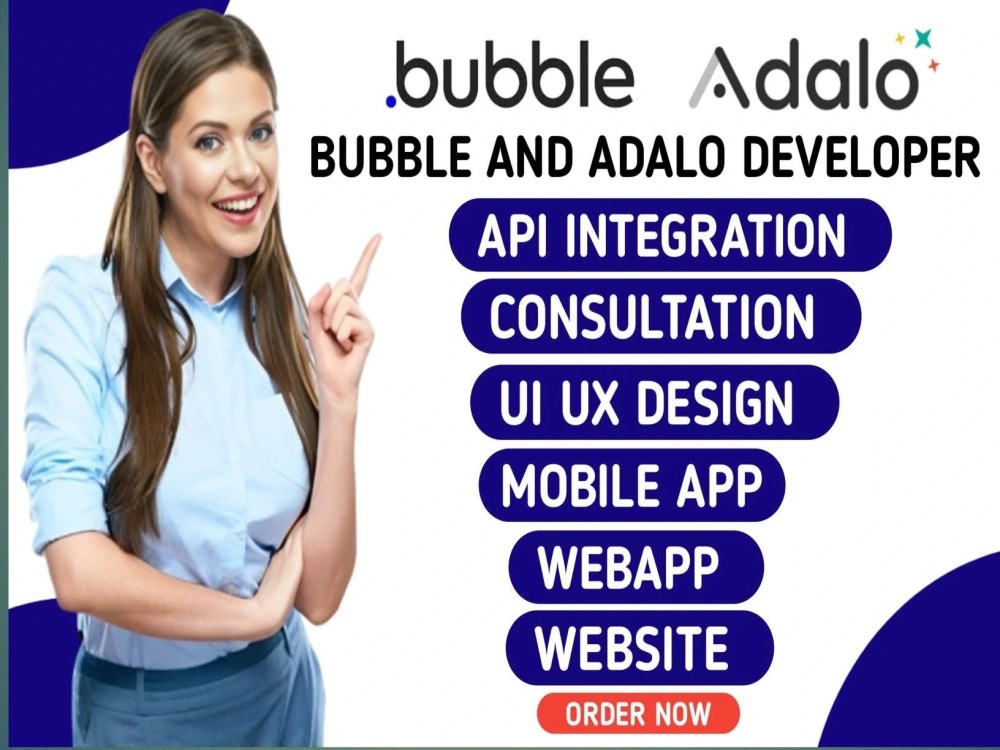 Bubble app developer,adalo app developer, bubble io website webapp,adalo | Upwork