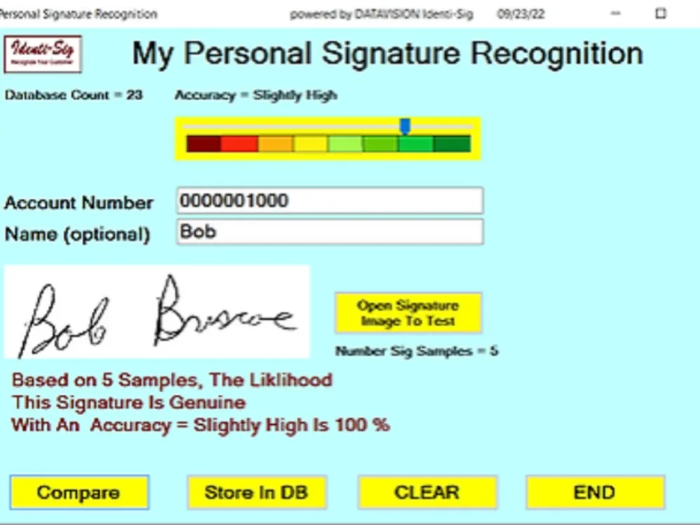 A Signature Recognition Application | Upwork