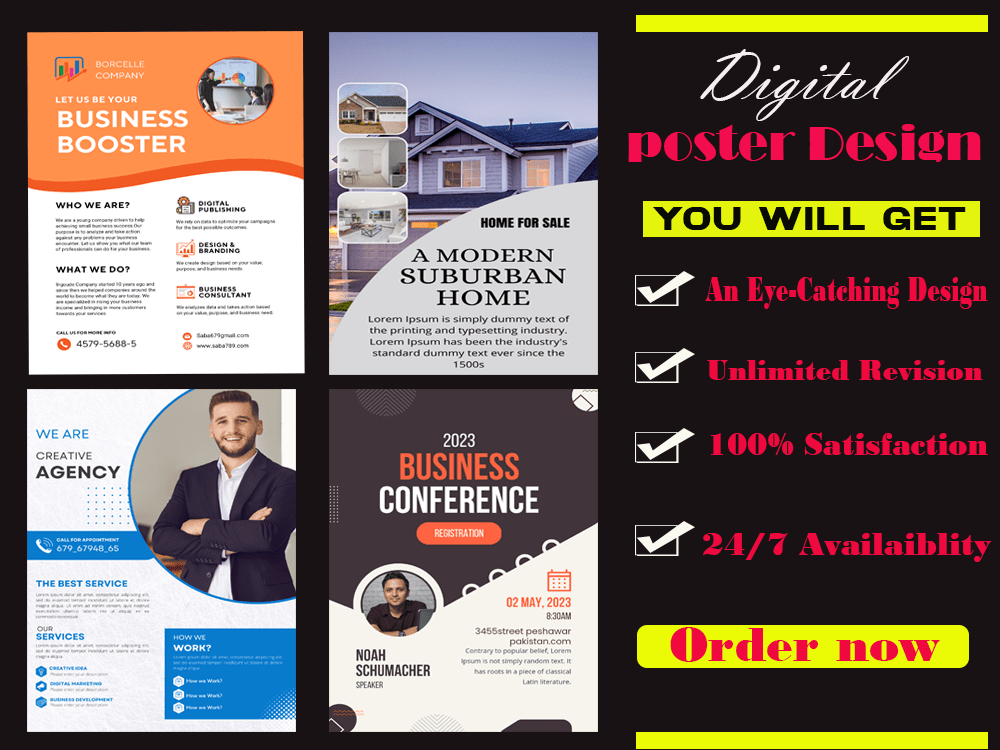 An eye-catching Luxury, Minimalist Digital poster Design under 8hrs ...