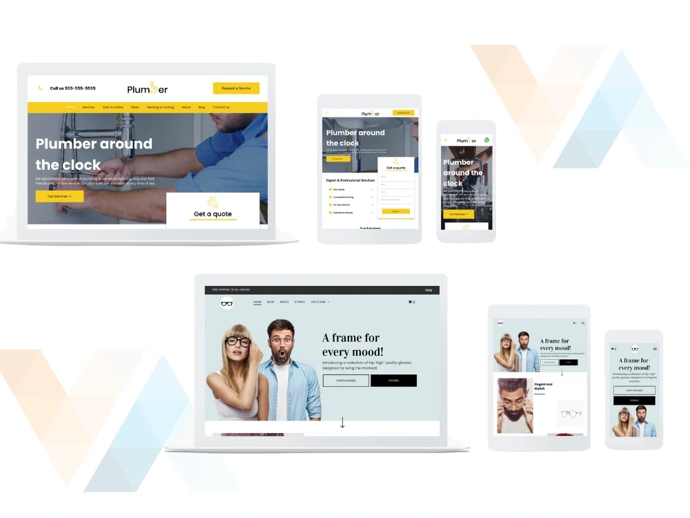 A stunning responsive website design | Upwork