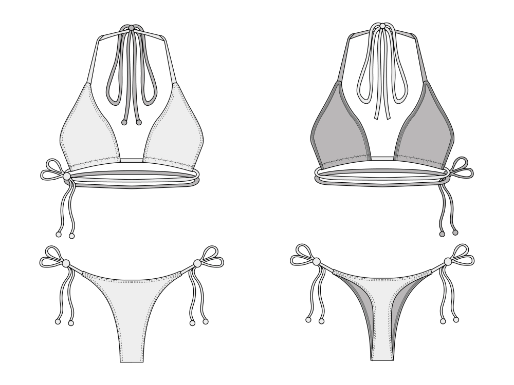 High quality fashion flat sketch for your project | Upwork