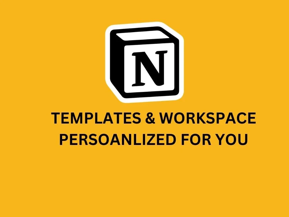 A Custom Notion Template And Notion Workspace Upwork
