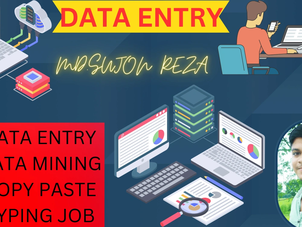 Data entry, web scraping, Excel, typing, and copy-paste service | Upwork