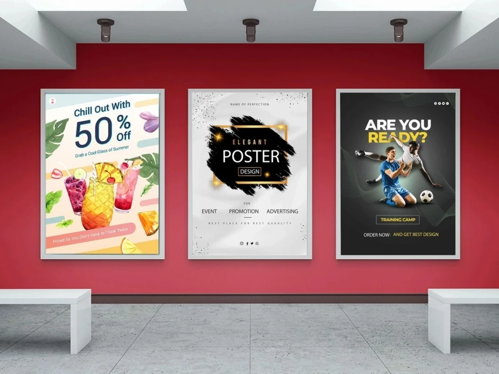 An aesthetic Advertising Poster, Flyer and Billboard | Upwork