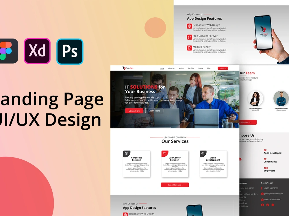 Awesome website design UI/UX | Upwork