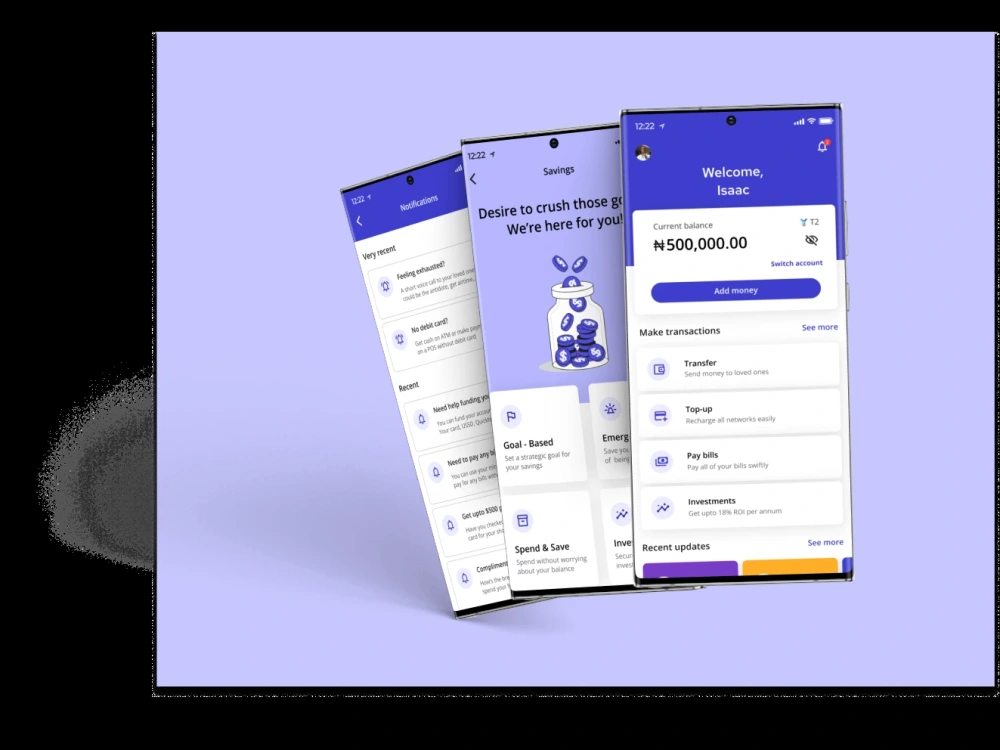A stunning & user-friendly mobile app UI/UX design in Figma & Adobe XD ...