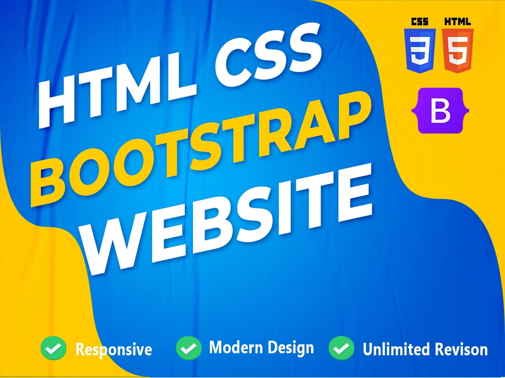 Modern Website Using Html5 Css3 And Bootstrap Upwork