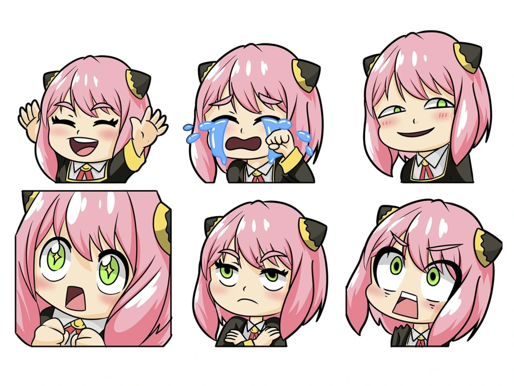 Cute design custom emotes character | Upwork