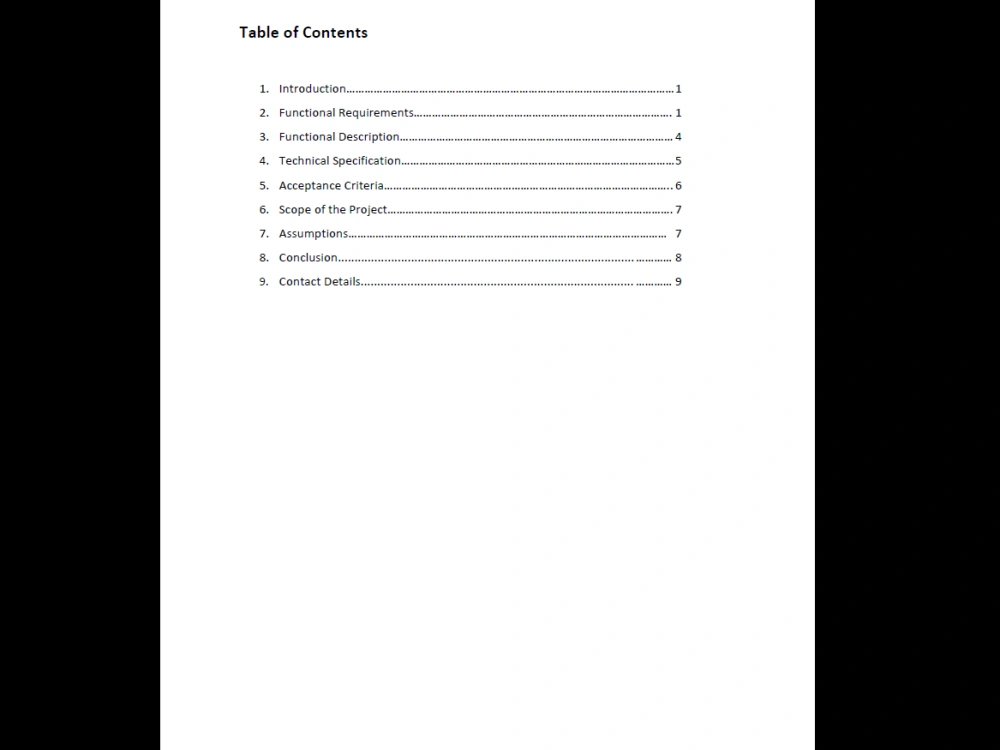An RFP Document for your project explaining all the features and ...