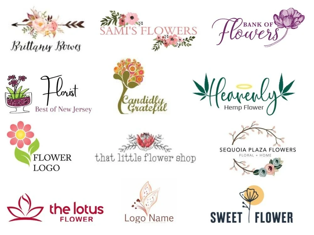 Flowers Company Logo Flower Shop Logos 88+ Best Flower Shop Logo