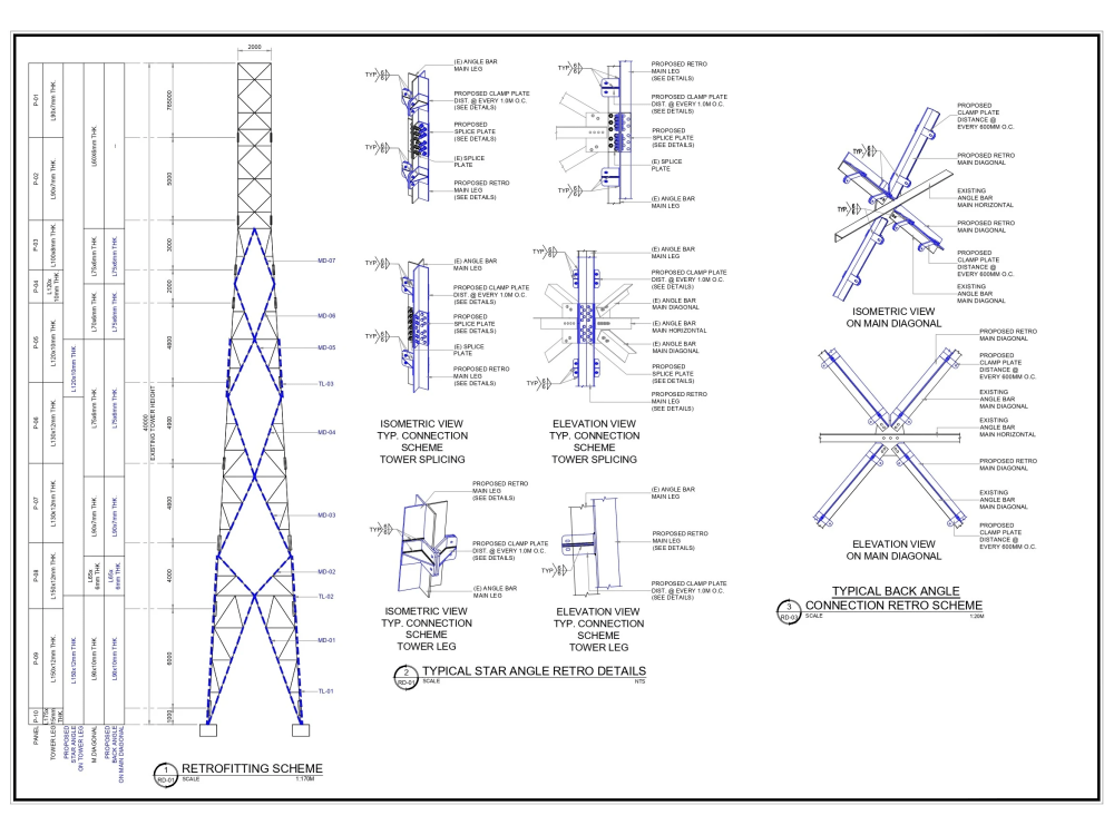 Telecom Tower/Infrastructures As-built and/or Detailed Design Drawings ...