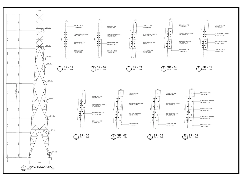Telecom Tower/Infrastructures As-built and/or Detailed Design Drawings ...