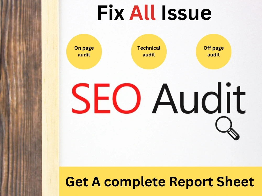 Fix Semrush site audit report | Professional site audit report | Upwork