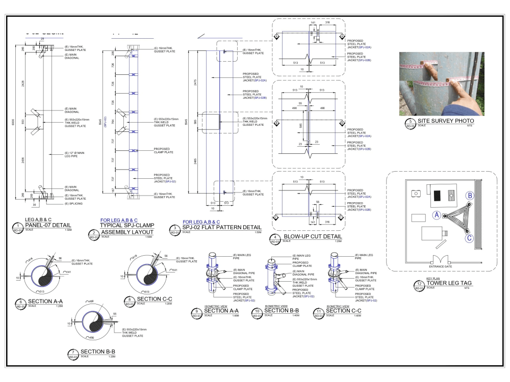 Telecom Tower/Infrastructures As-built and/or Detailed Design Drawings ...