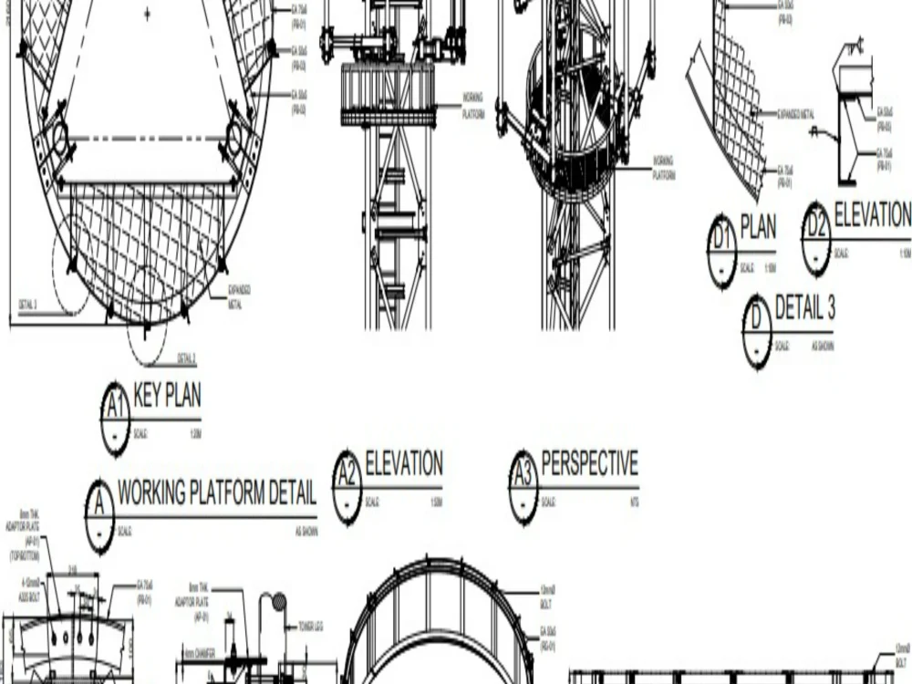 Telecom Tower/Infrastructures As-built and/or Detailed Design Drawings ...
