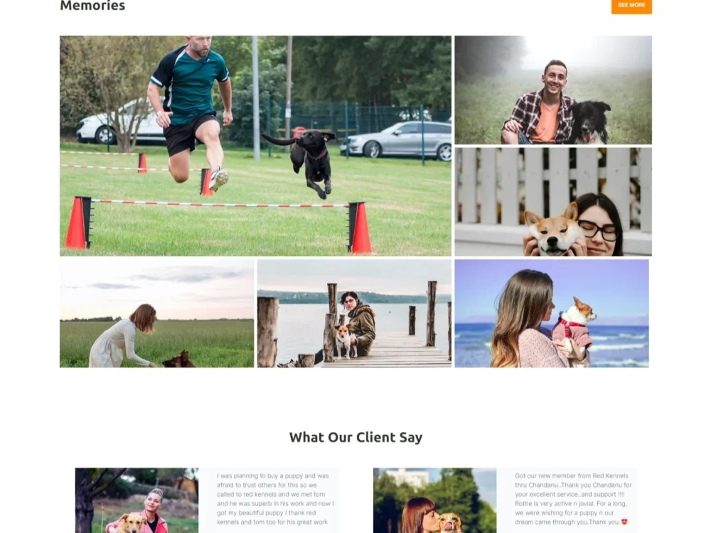 A Dog Breeder Website built with Nextjs and React | Upwork