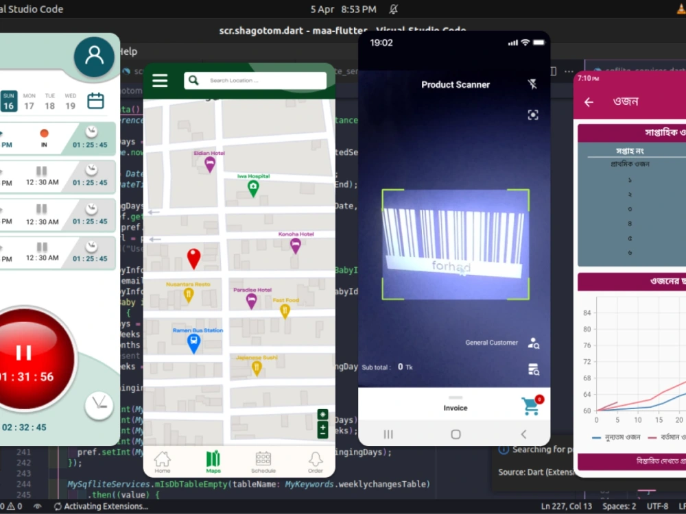 Ios app android app iPhone app development with Flutter | Upwork