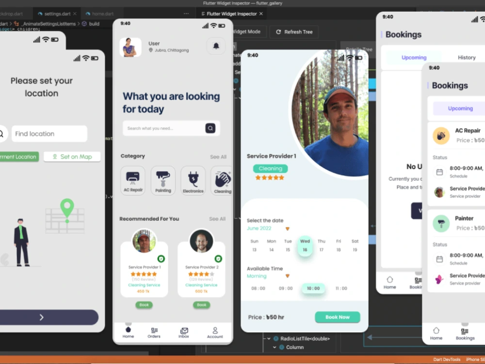 Ios app android app iPhone app development with Flutter | Upwork