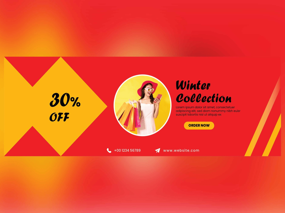 Bespoke Website Banner, Facebook Banner or Google ads Banner | Upwork