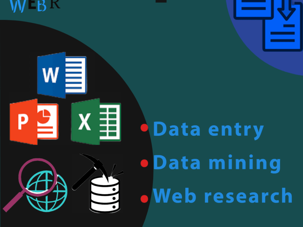 Data entry. web research and data mining . | Upwork