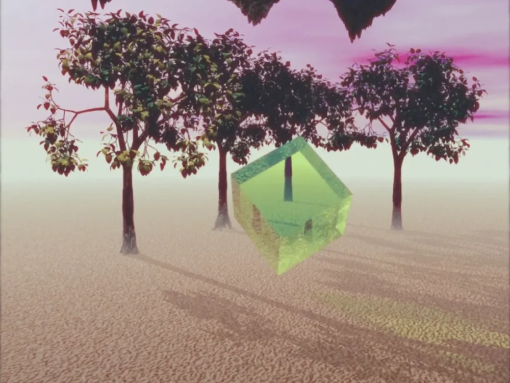 A vintage 3D abstract video made in Bryce 3D | Upwork