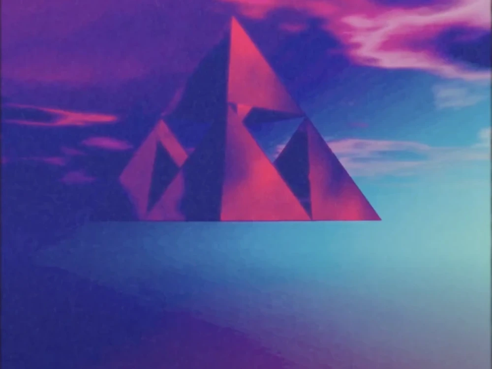 A vintage 3D abstract video made in Bryce 3D | Upwork