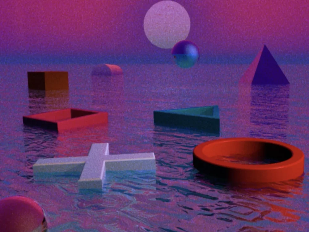 A vintage 3D abstract video made in Bryce 3D | Upwork