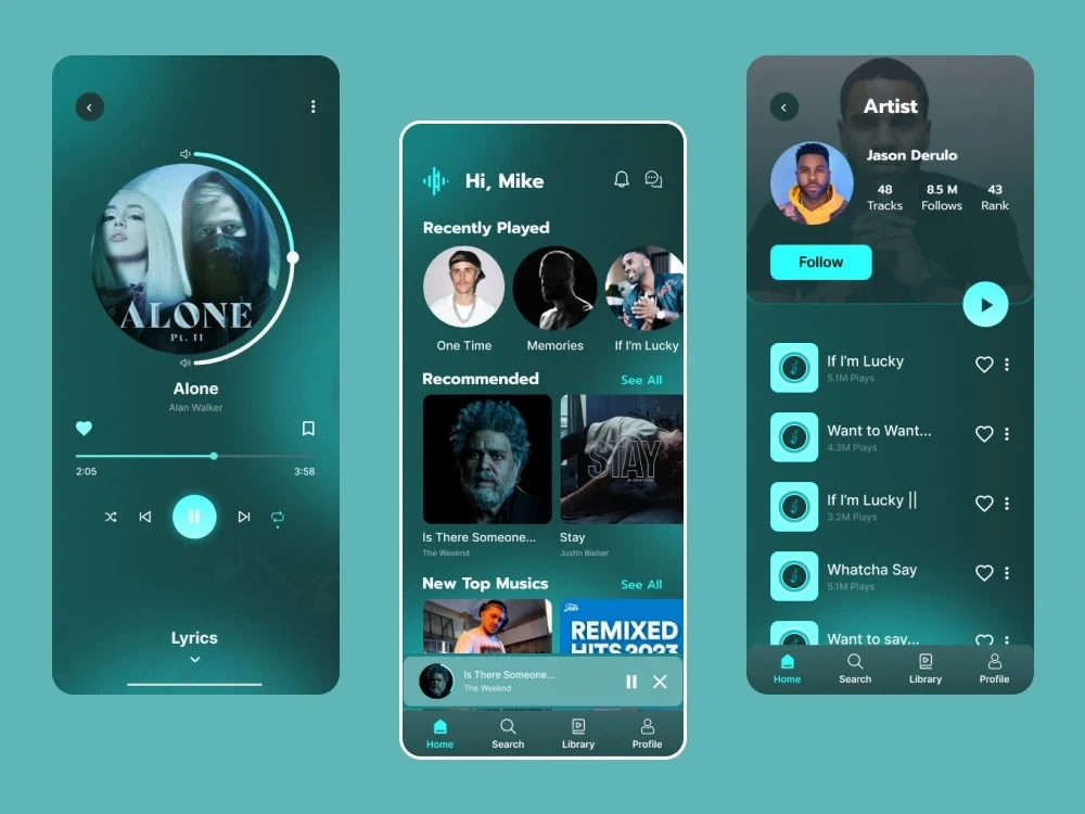 A custom Mobile App UI design concept for your Brand | Upwork