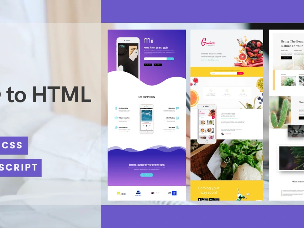 PSD to HTML Responsive website with Bootstrap | Upwork