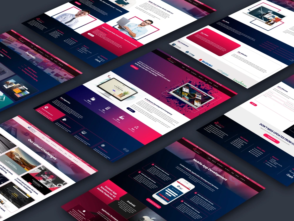 Amazing website design with a prototype for development | Upwork
