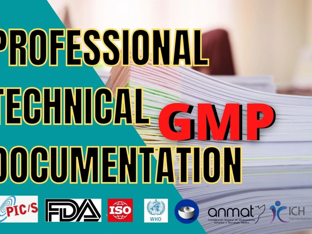 A Professional Technical Documentation with GMP, GxP requirements | Upwork