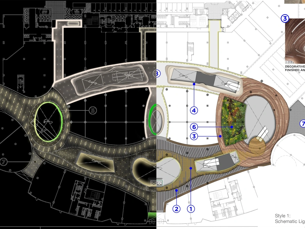 A realistic lighting design visualization with photoshop | Upwork