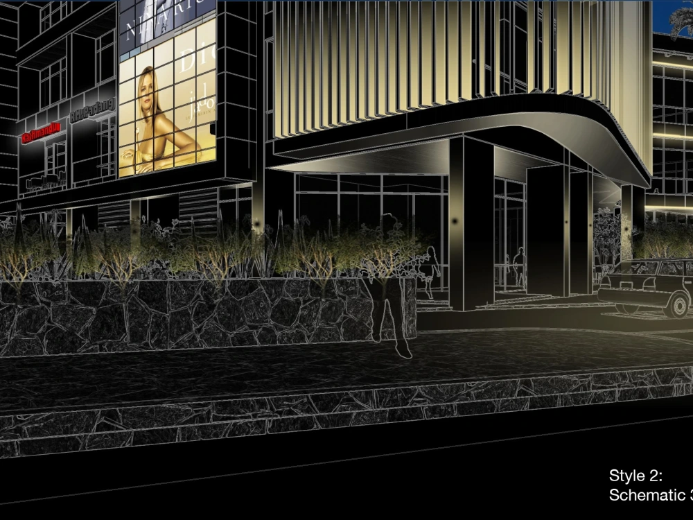 A realistic lighting design visualization with photoshop | Upwork