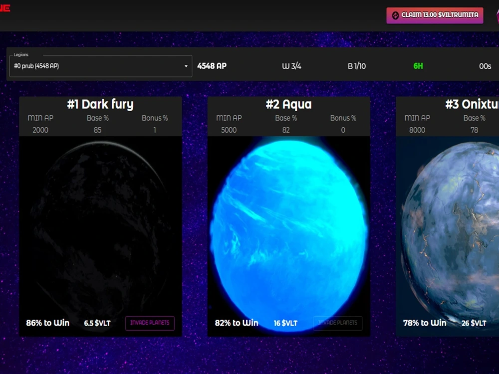 Creation of "DApps" NFT games NFT P2E with Multichain oracle | Upwork