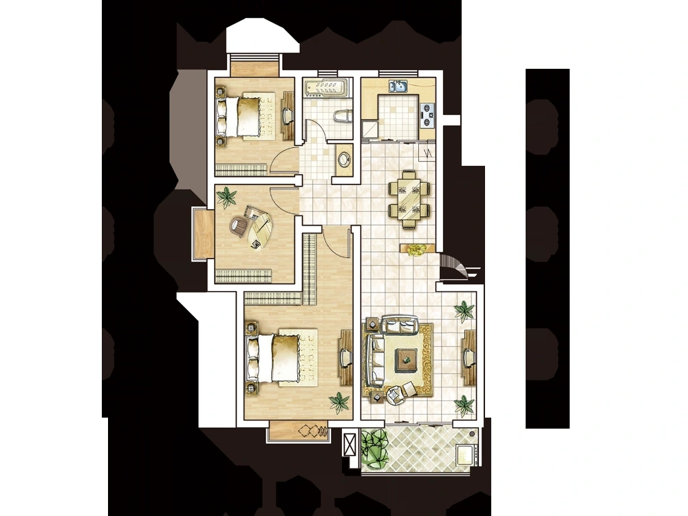 Amazing photoshop Rendering Plan | Upwork