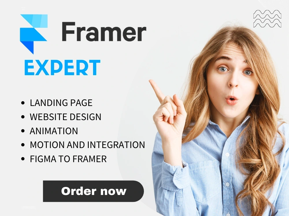 Framer website, convert figma to framer, framer animation | Upwork