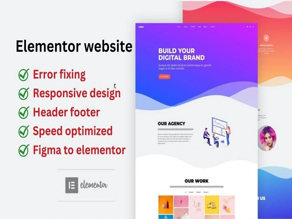 Install Elementor pro & design psd to Elementor with theme customization | Upwork
