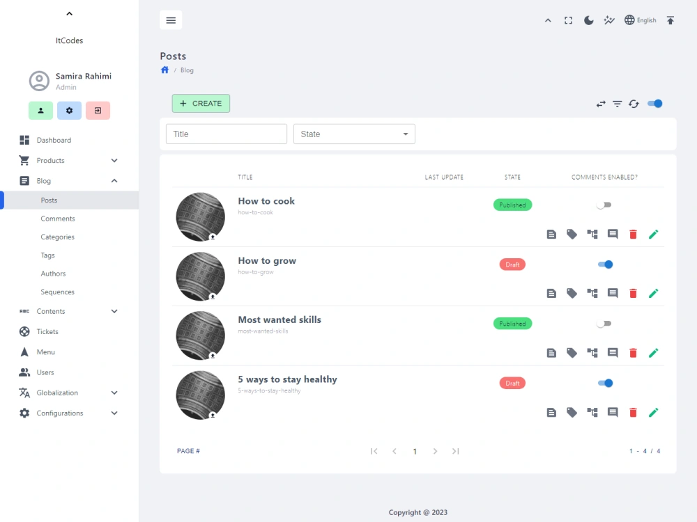 Responsive, componentized React admin panel, with extremely clean code | Upwork